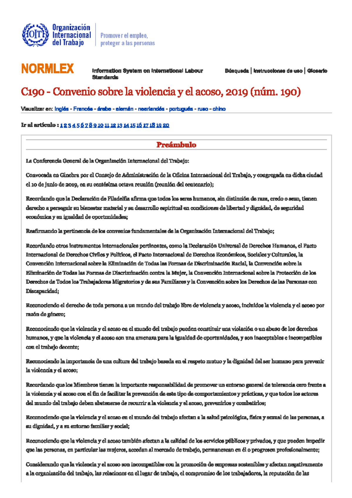 TP2 - Documento extra 1 - apunte - Organización HOITE Internacional Promover el empleo, del ...