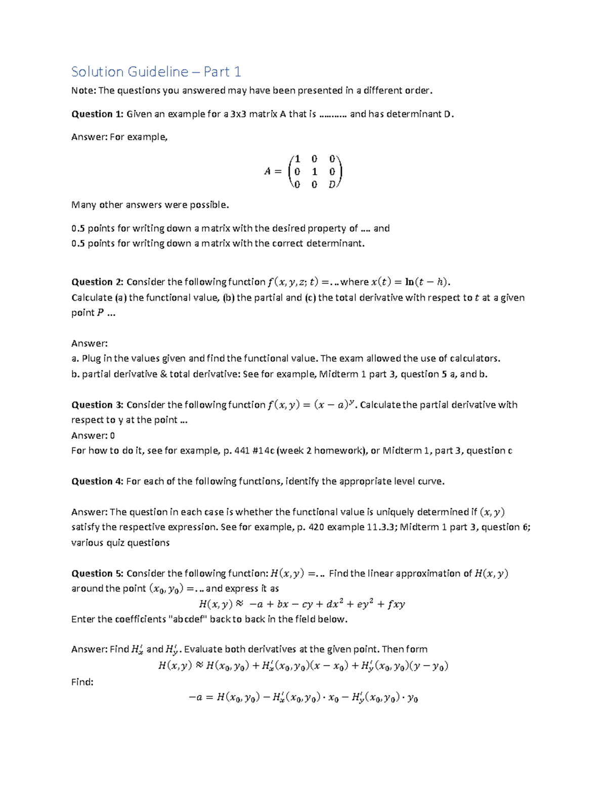 Part 1 - Solution Guideline - Warning: TT: undefined function: 32 ...