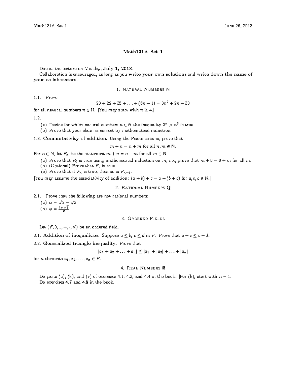 Ma131a.1 HW1 - Homework - Math131A Set 1 June 26, 2013 Math131A Set 1 ...