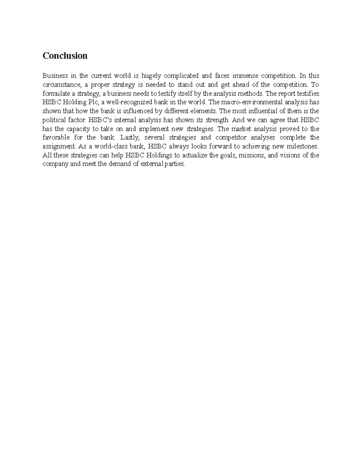 Conclusion - I have given my best to make this assignment worthwhile to ...