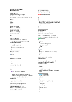 Código ejemplo clase con método main en Java - Sintaxis y código ...