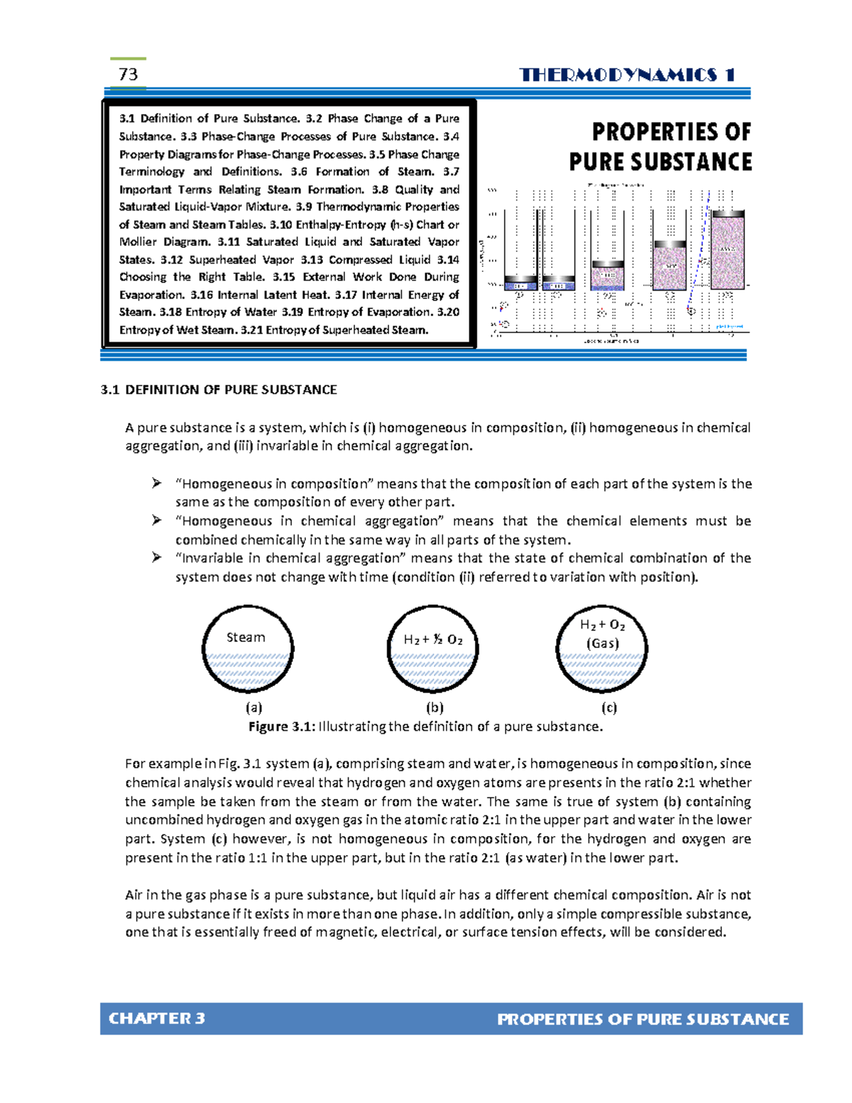 Thermo-3 - Thermodynamics lecture and practice materials. - PROPERTIES ...