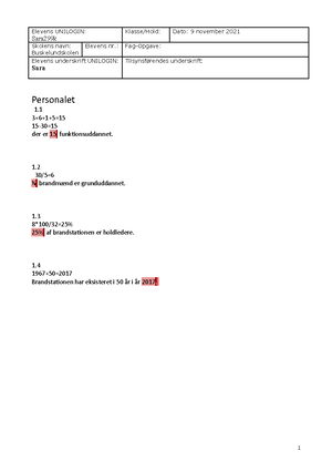 Fuldmagt - oversigt - skema - Finansøkonom, 1. semester Erhvervs- og ...
