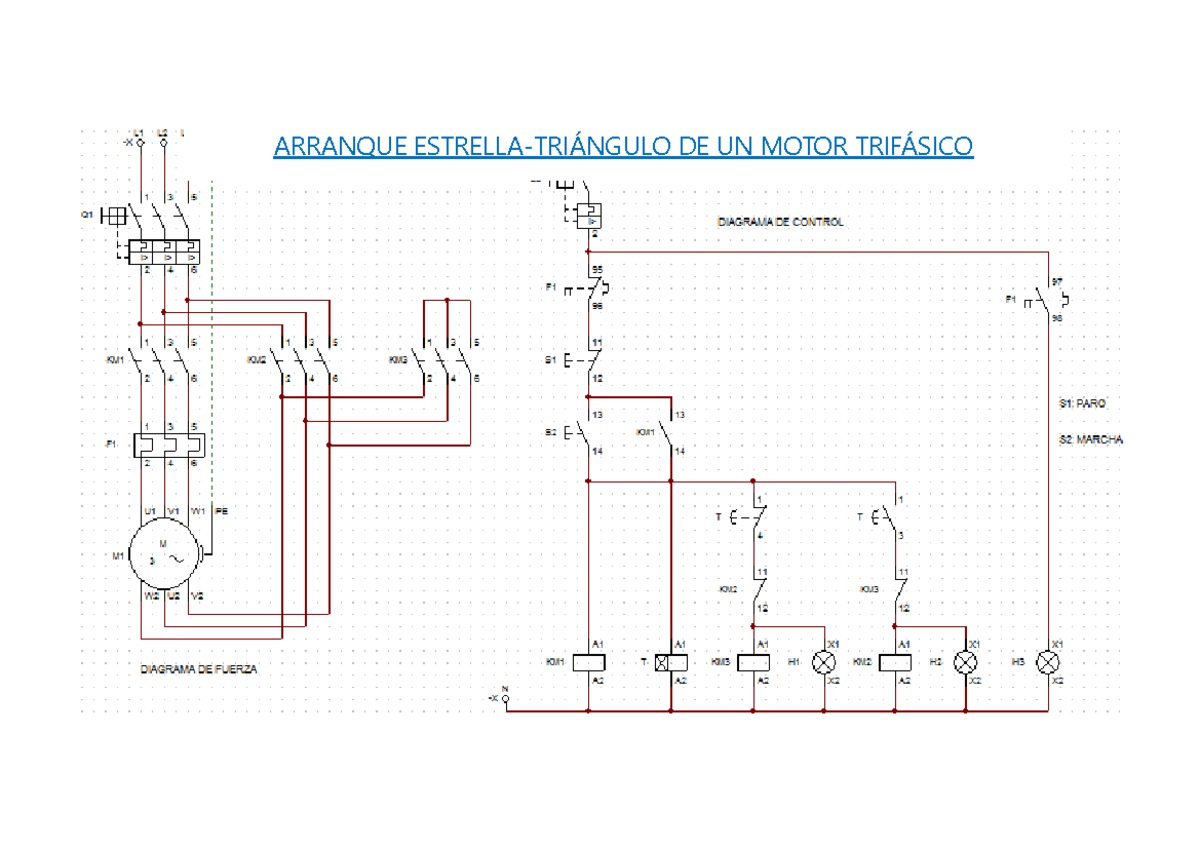 Arranque Estrella- Triangulo CON Inversion DE GIRO - Electrónica ...