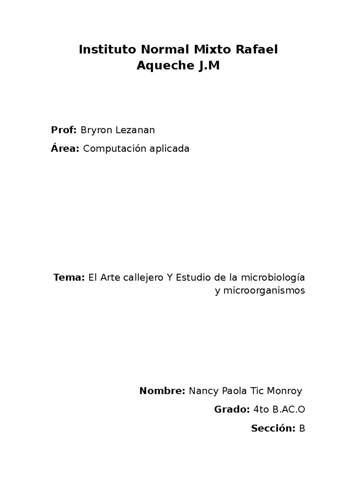 El Arte callejero y su impacto en la cultura urbana - Instituto Normal ...