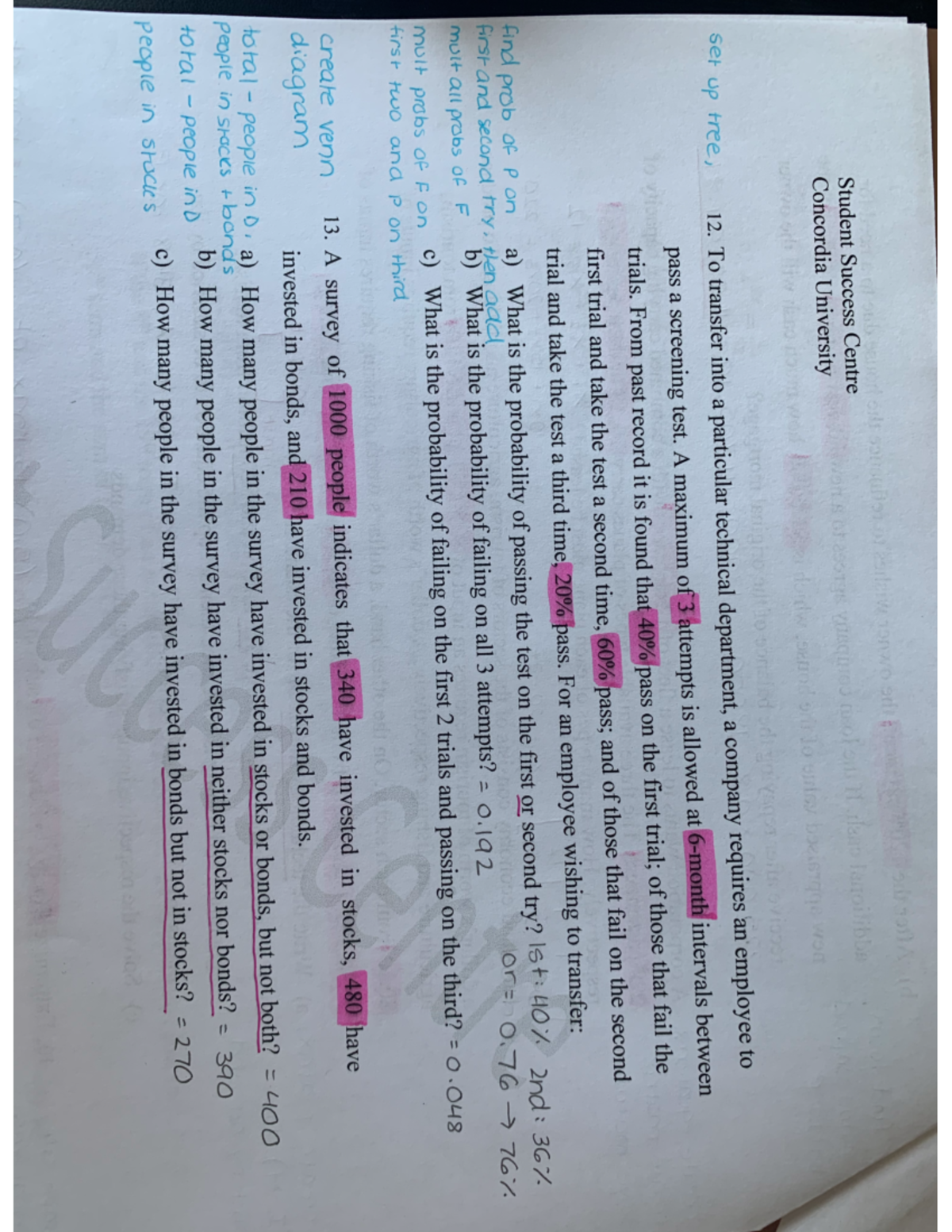 math 208 final exam prep - MATH 208 - Studocu
