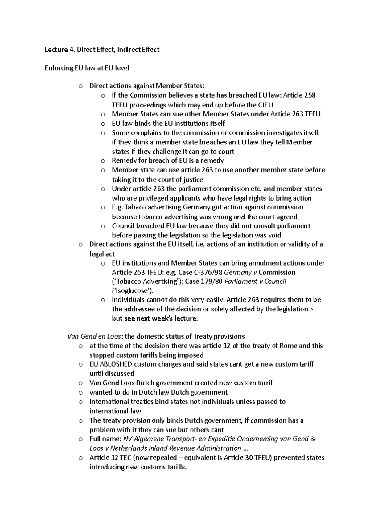 Lecture 4 Direct Effect Indirect Effect Lecture 4 Direct Efect Indirect Efect Enforcing Eu
