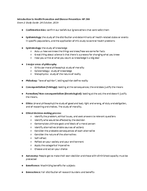 HP Final Exam - Google Docs - HP Final Exam 2022 Confirmation Bias a ...