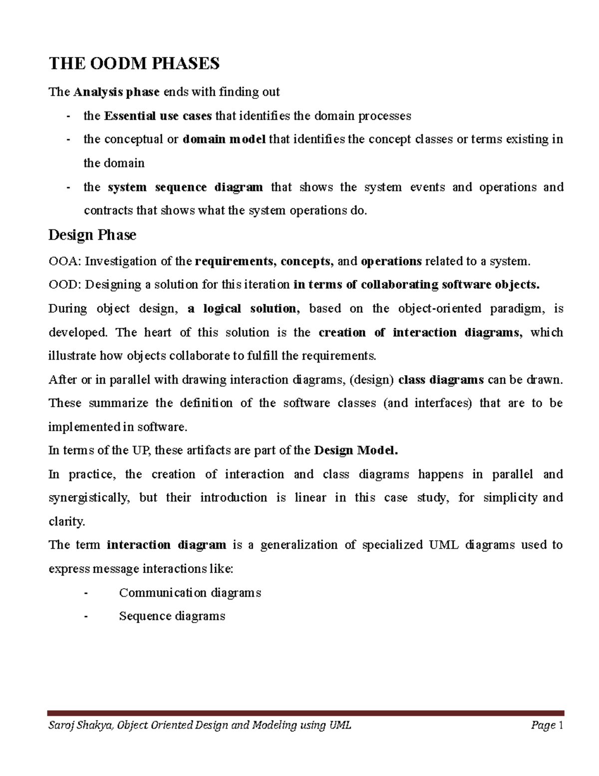 Final-OODM2 - Final-OODM2 - THE OODM PHASES The Analysis phase ends ...