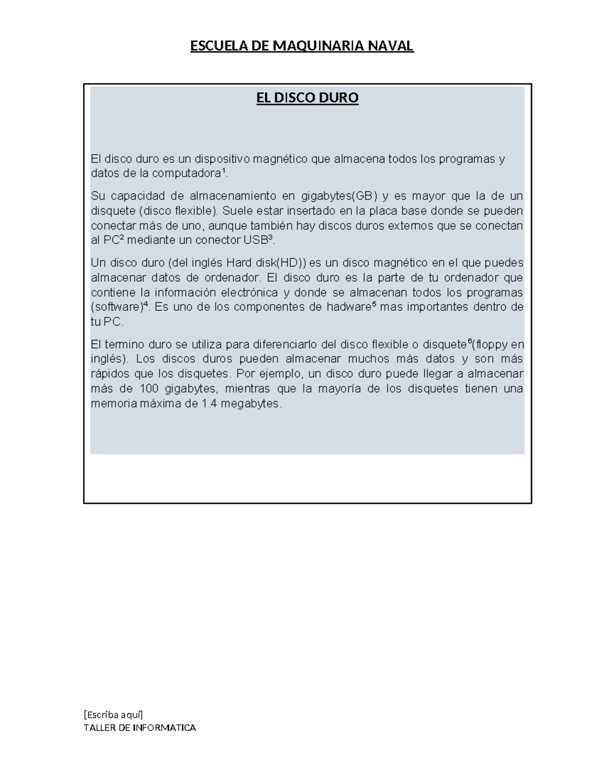 Practica#8 - practica #8 - ESCUELA DE MAQUINARIA NAVAL [Escriba aquí ...