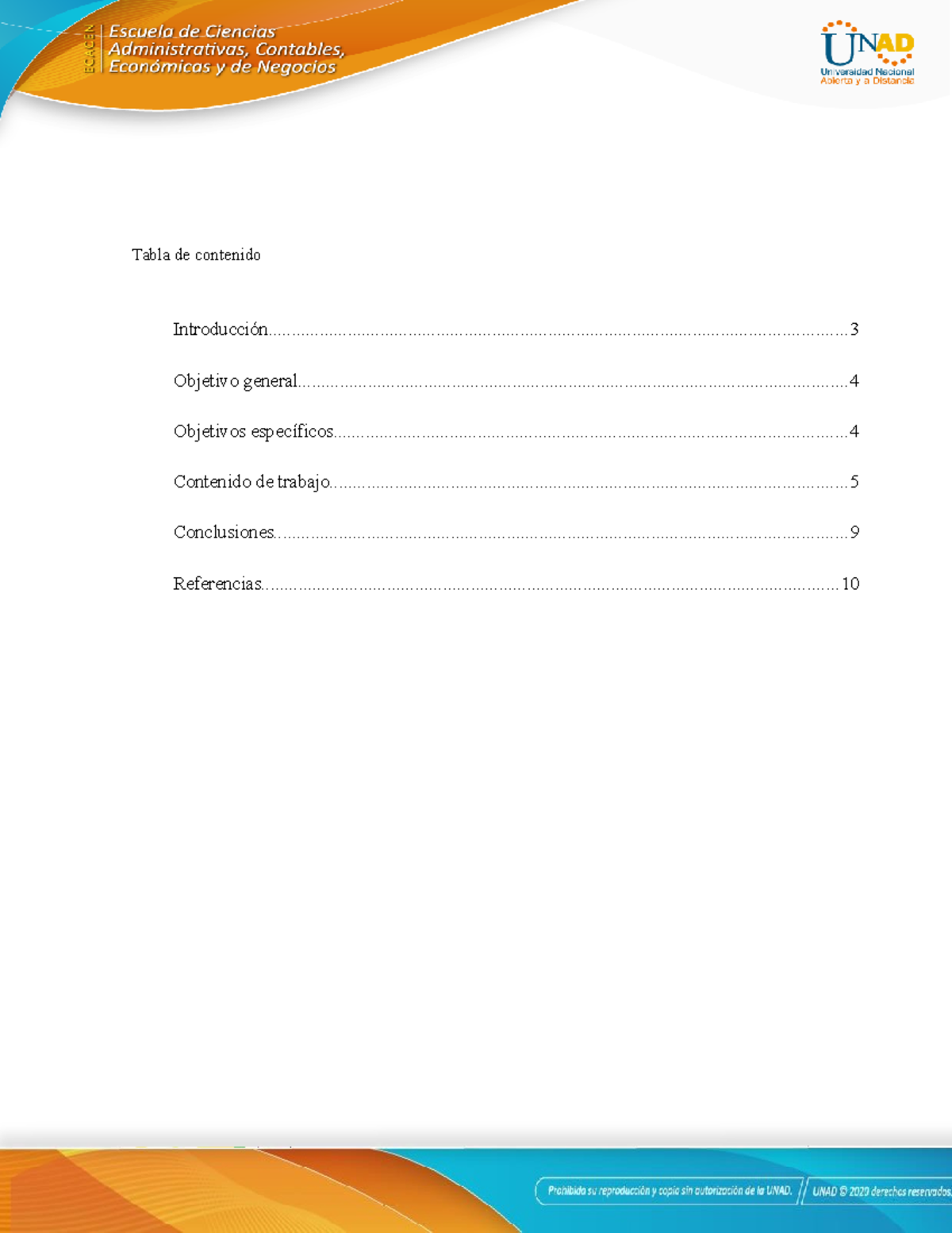Francy Ramirez -Tarea 2 - Tabla de contenido - Studocu
