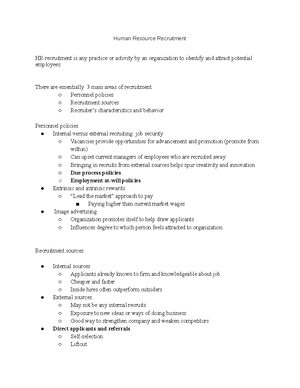Human Resources: Recruitment Process - THE RECRUITMENT PROCESS STEP BY ...