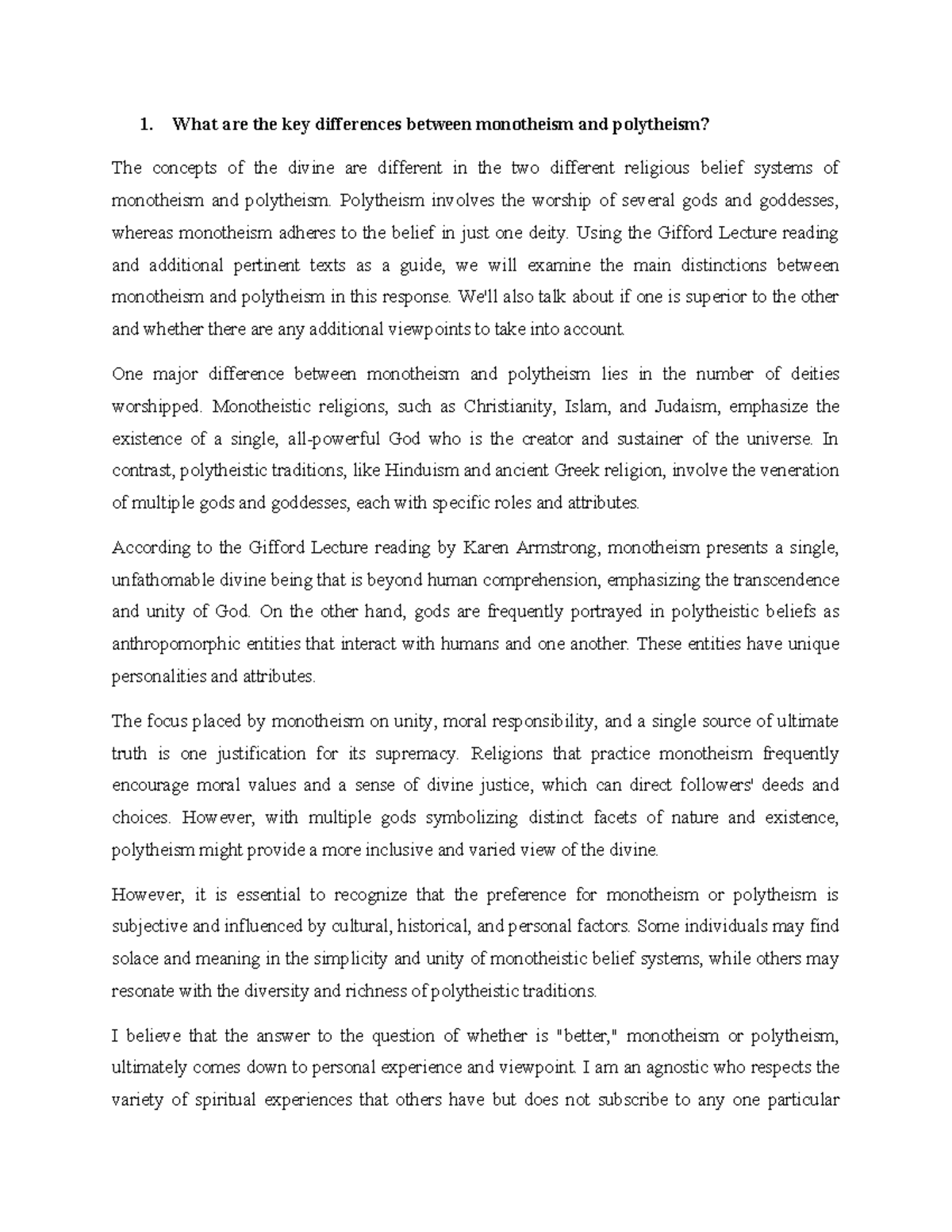 Phil 1402 Learning Journal Unit 3 - What are the key differences ...