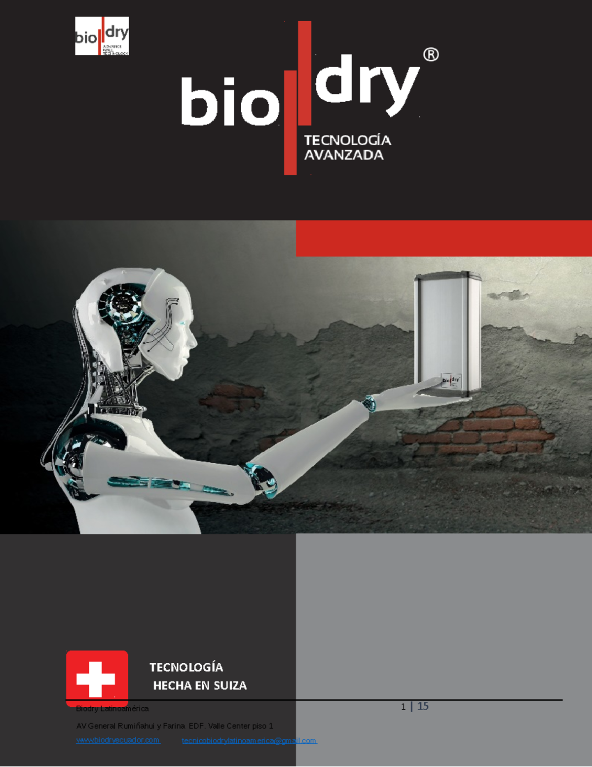 Informe Técnico Biodry SR Alfonso Moreno - TECNOLOGÍA HECHA EN SUIZA ...