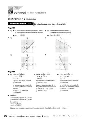 (Corrigé) Point de Mire Sn5 - Fonctions Trigonométriques (p265-340) - Studocu