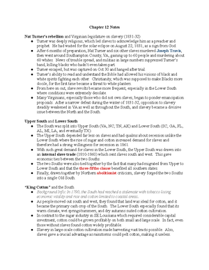 Chapter 11Notes - American history lecture notes - Chapter 11 Notes ...