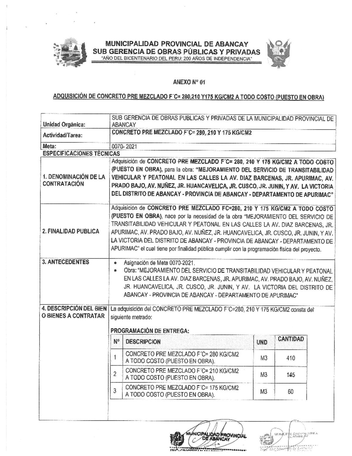 TDR Premezclado - Gestion De Obra - Studocu