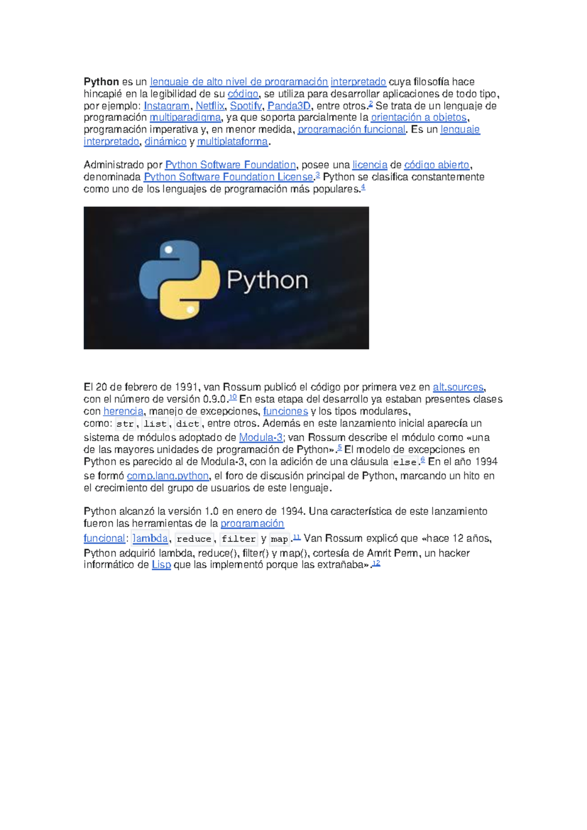 Python - 2 Se trata de un lenguaje de programación multiparadigma, ya ...