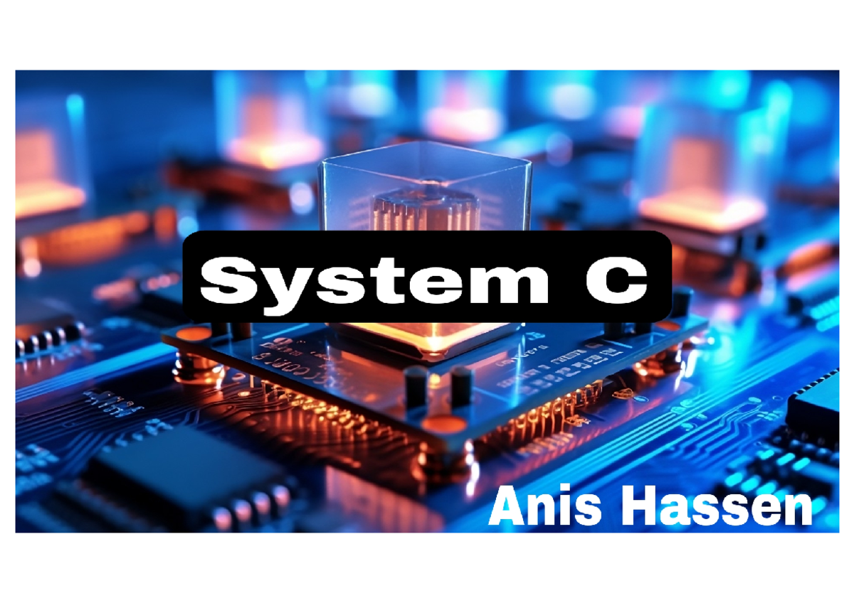 System C - Summary A Good Nose and Great Legs - MAIN POINTS • C++ • OOP ...