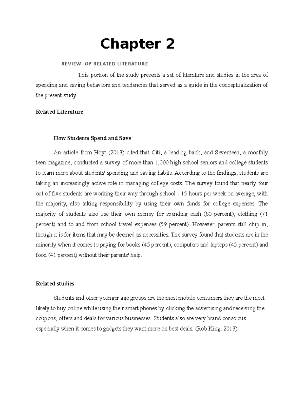 Group 1 Prudence Chapter 2 - Chapter 2 REVIEW OF RELATED LITERATURE ...