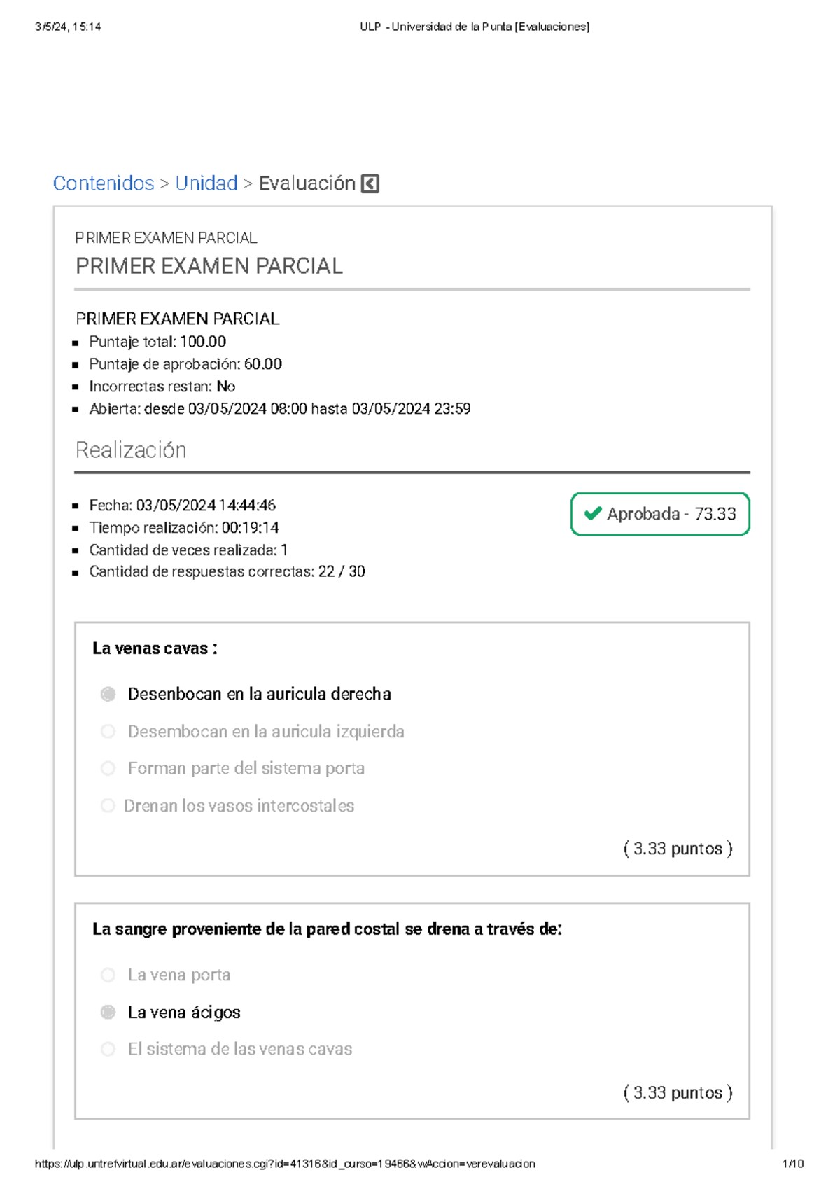 Parcial DE Anatomia-guia 1,2 y 3 - Contenidos > Unidad > Evaluación ...