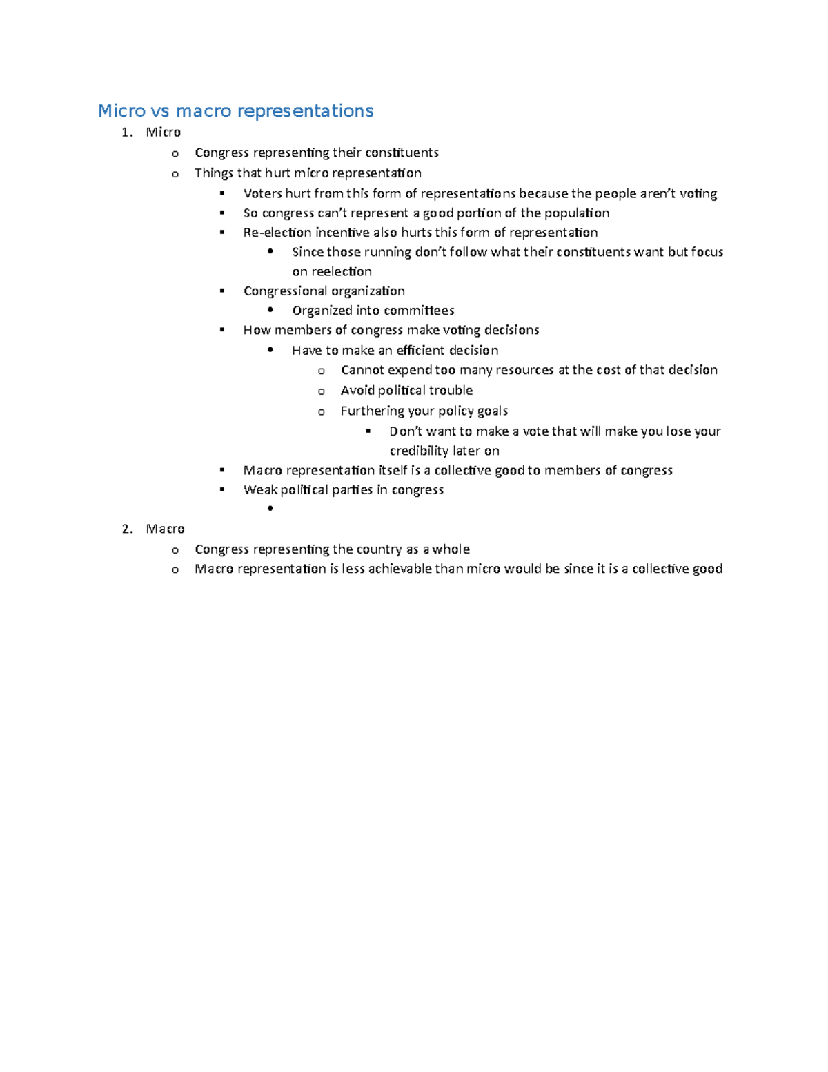 Micro vs macro representations - Micro vs macro representations Micro o ...