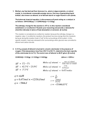 Grade 12 Chemistry unit one - Grade 12 Chemistry Kayla Morewood GRADE ...