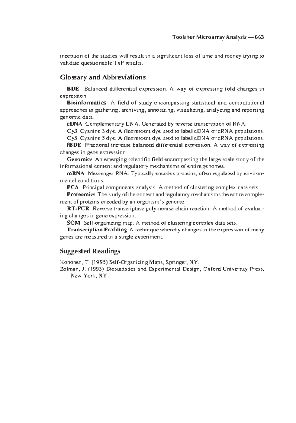 Introduction To Bioinformatics 226 Tools For Microarray Analysis