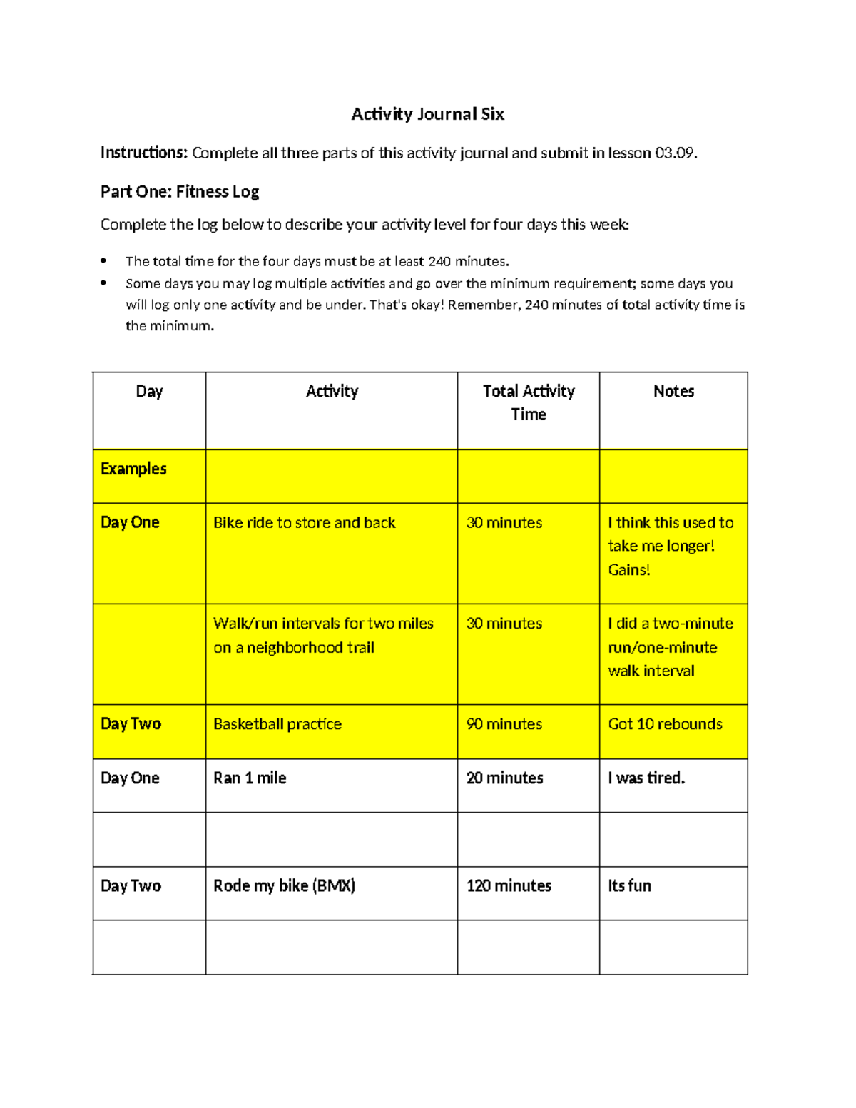 Activity journal 06 - AP U.S. History - Activity Journal Six ...