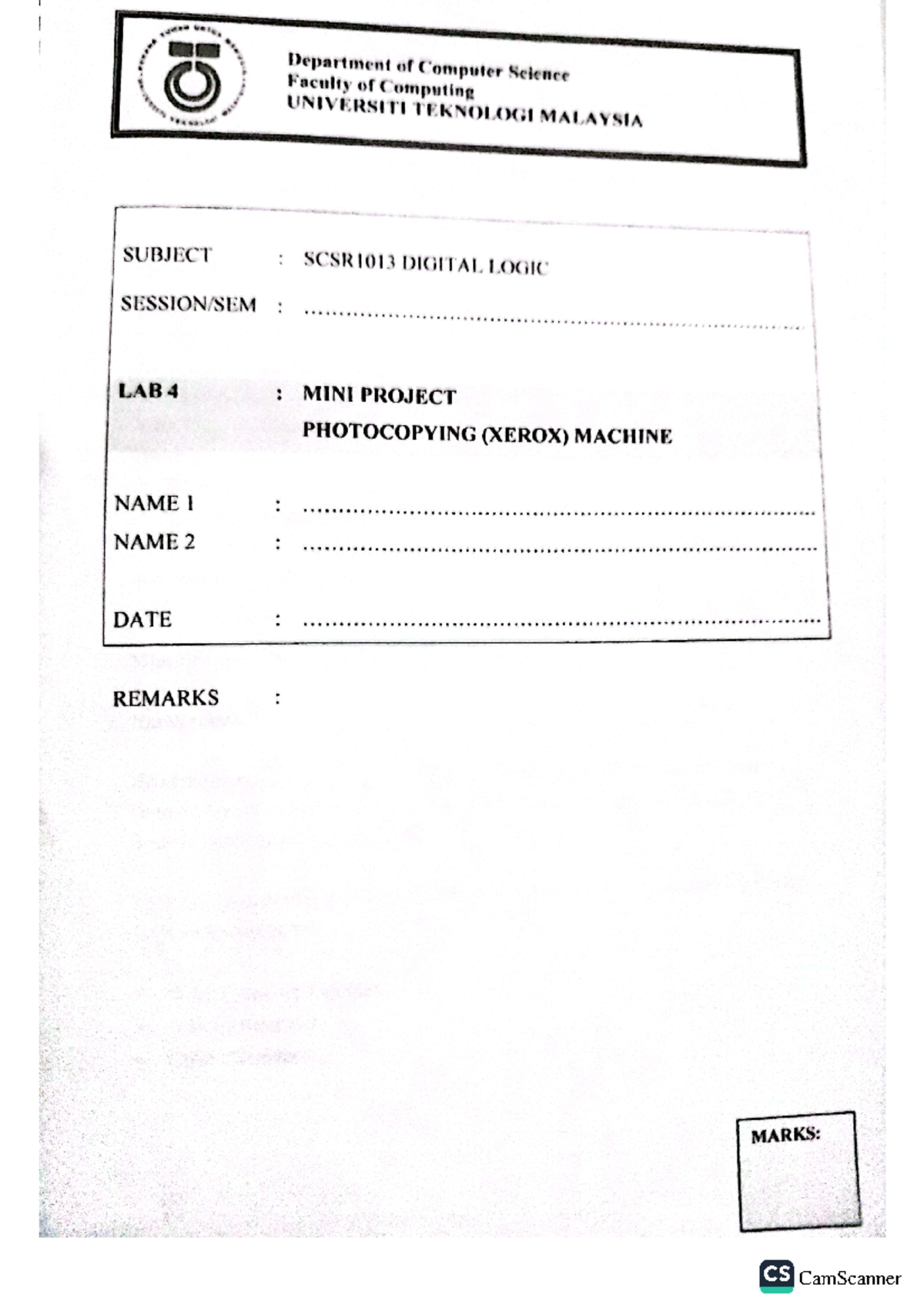 Lab 4 - ngchcyfxhjfxj - Digital Logic - Studocu
