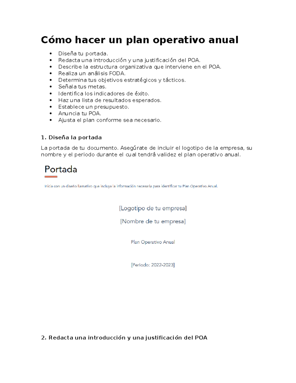 Ejemplo+de+PAO - LLLLLLL - Cómo hacer un plan operativo anual Diseña tu ...