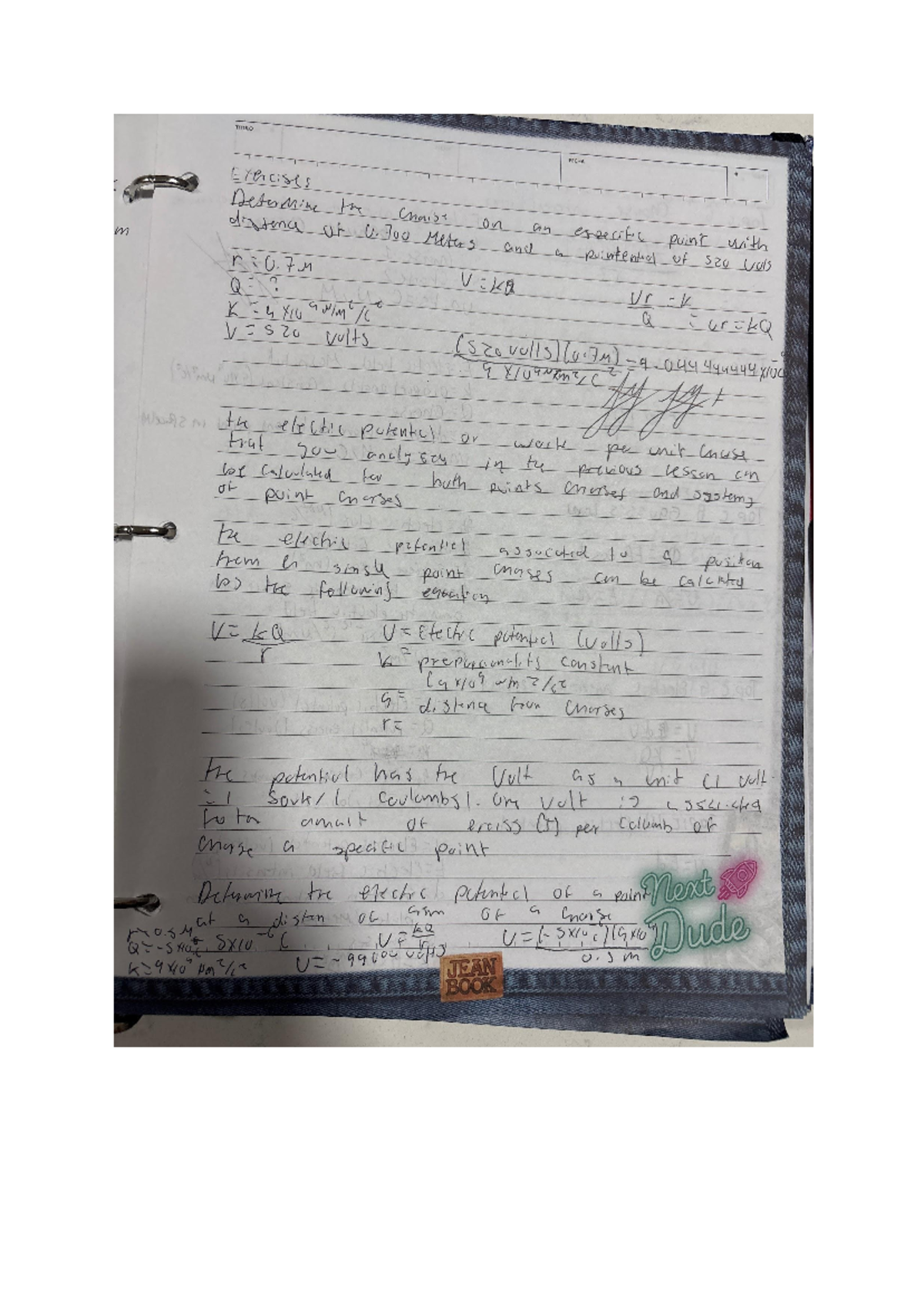 Evidence 2 matter and energy - FECHA Exercises Determine the Chaist on ...