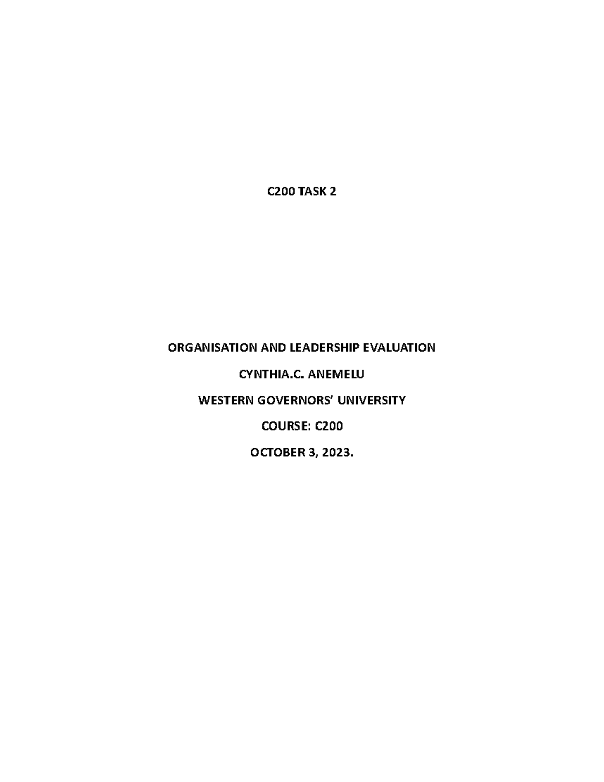 C200 TASK 2 Completed - passed in once no reviews - C200 TASK 2 ...