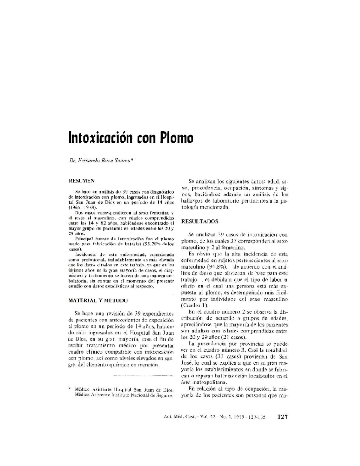 Saturnismo - Intoxicación por plomo - Intoxicación con Plomo Dr ...