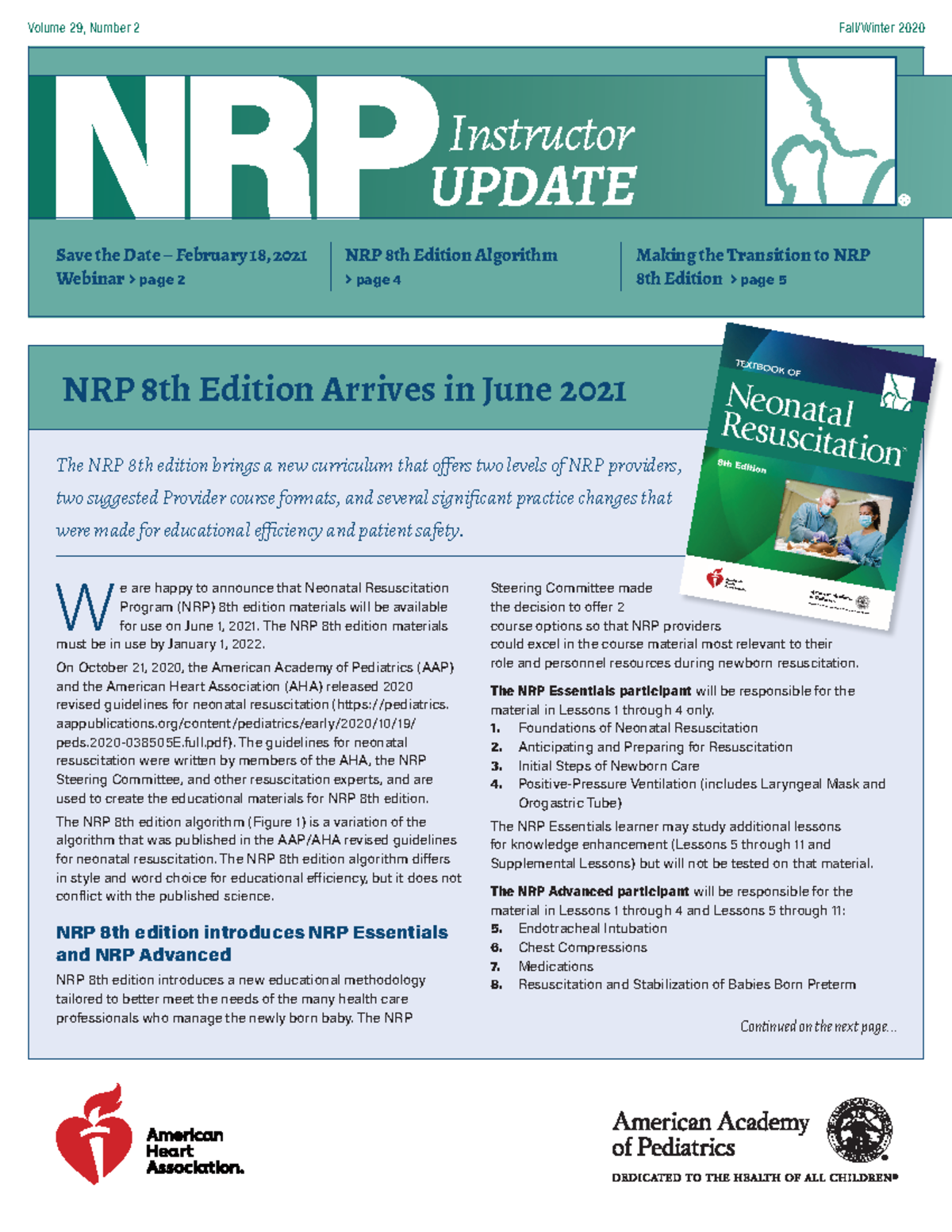 Rescucitacion neonatal - The NRP 8th edition brings a new curriculum ...