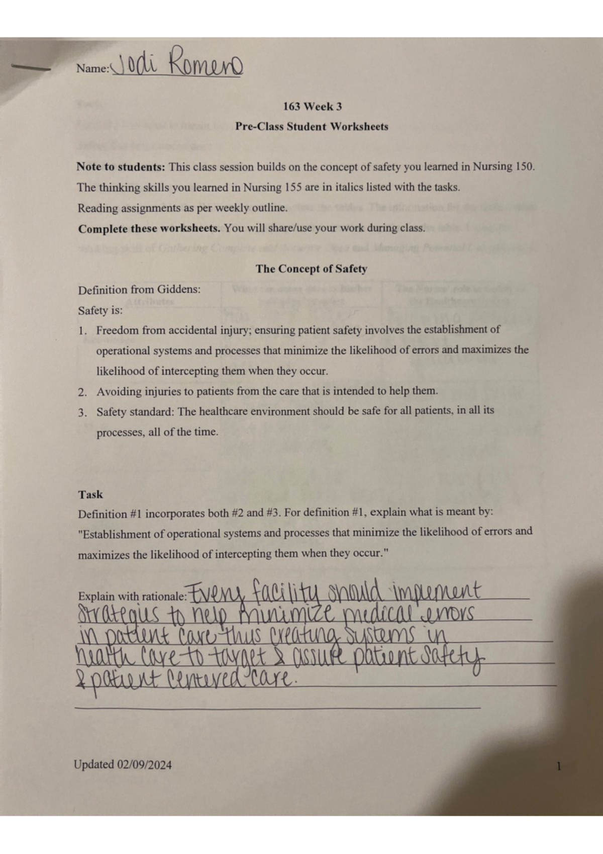 Cam Scanner 10-21-2024 00 - Name: Jodi Romero 163 Week 3 Student ...