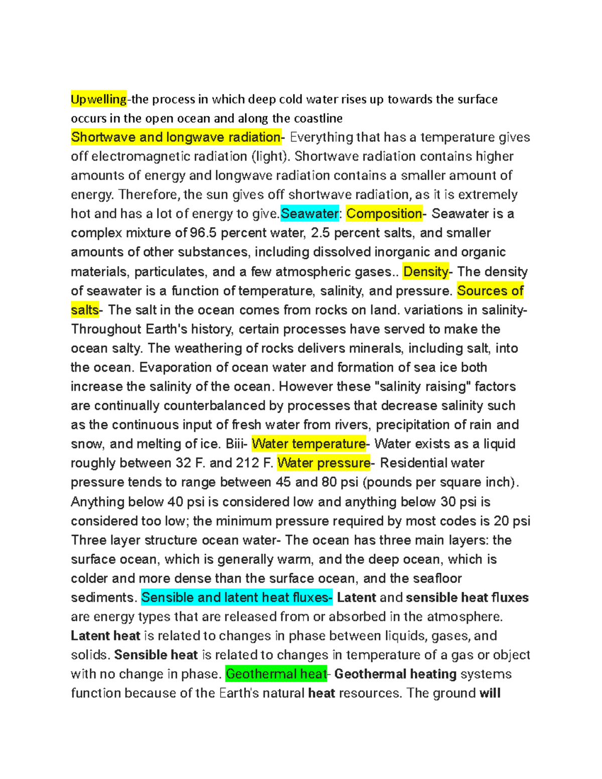 Dynamic Planet Scioly - Upwelling-the process in which deep cold water ...