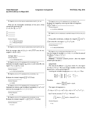 Math 262 midterm practice sheet (sequences, series, limits and partial ...