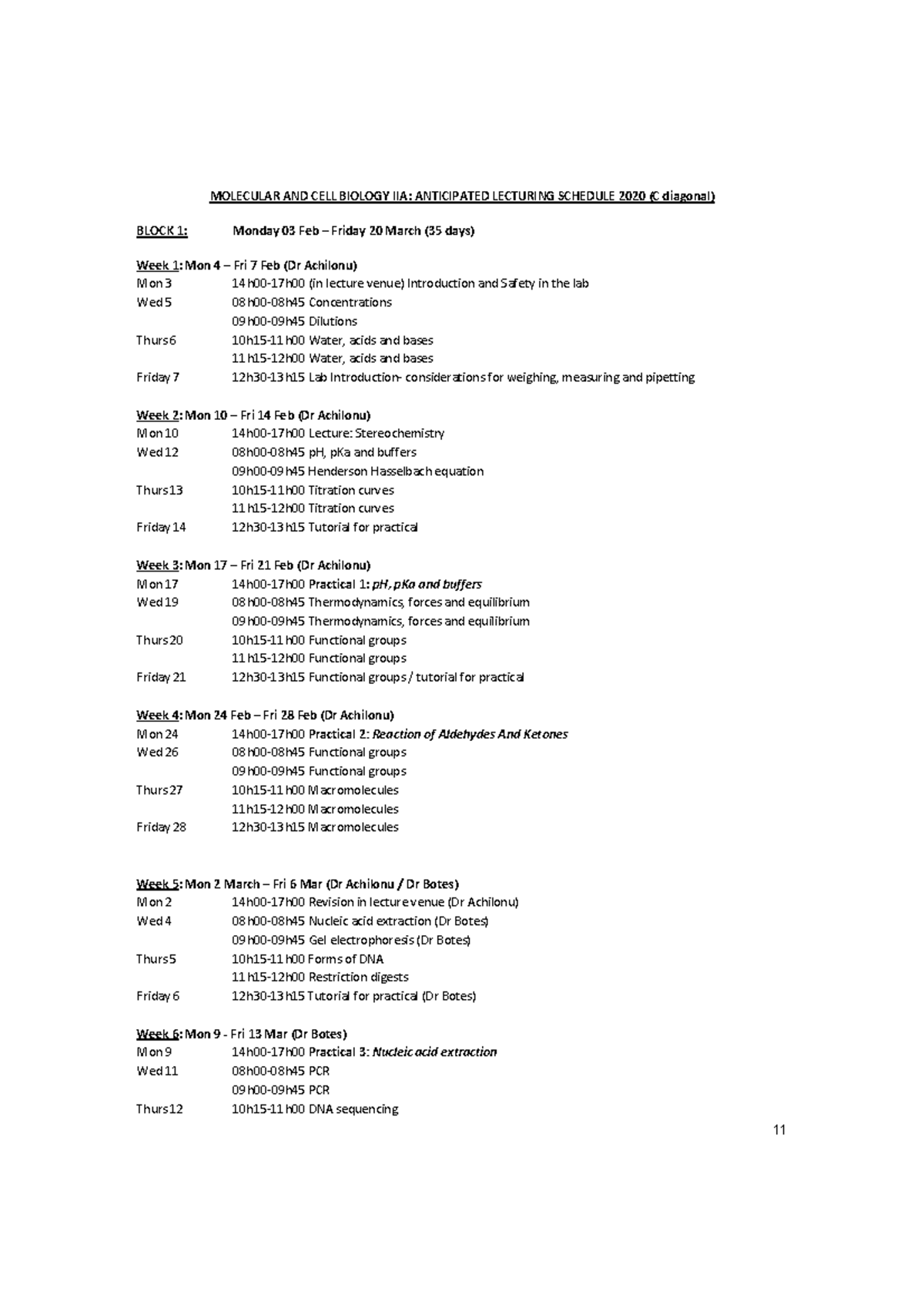 Scientific Practice MCBG2036 practical manual 2020 - - Studocu