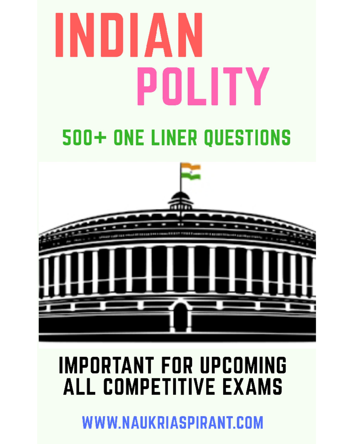 Indian polity one linear - One Liner Polity Pdf By which Act, the ...