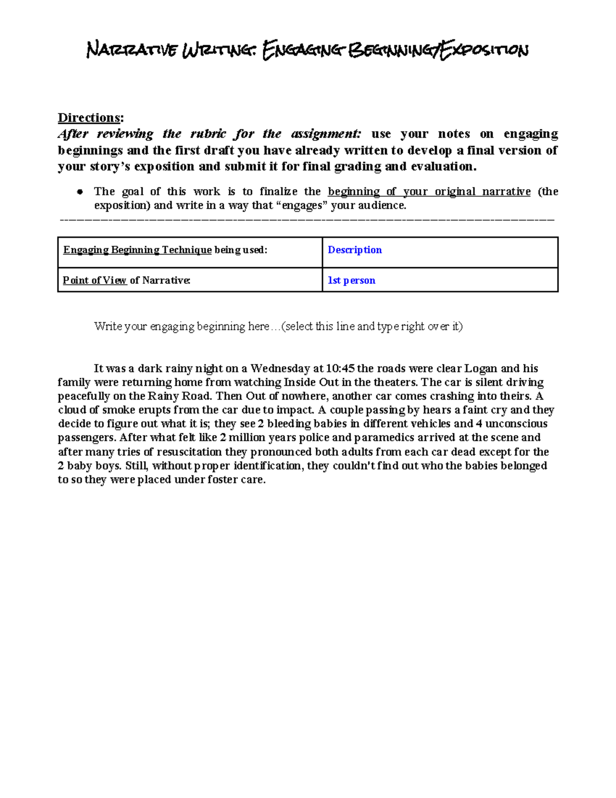 Alhaji Bah - Copy of Engaging Beginning Final (2024)-1 - Narrative ...