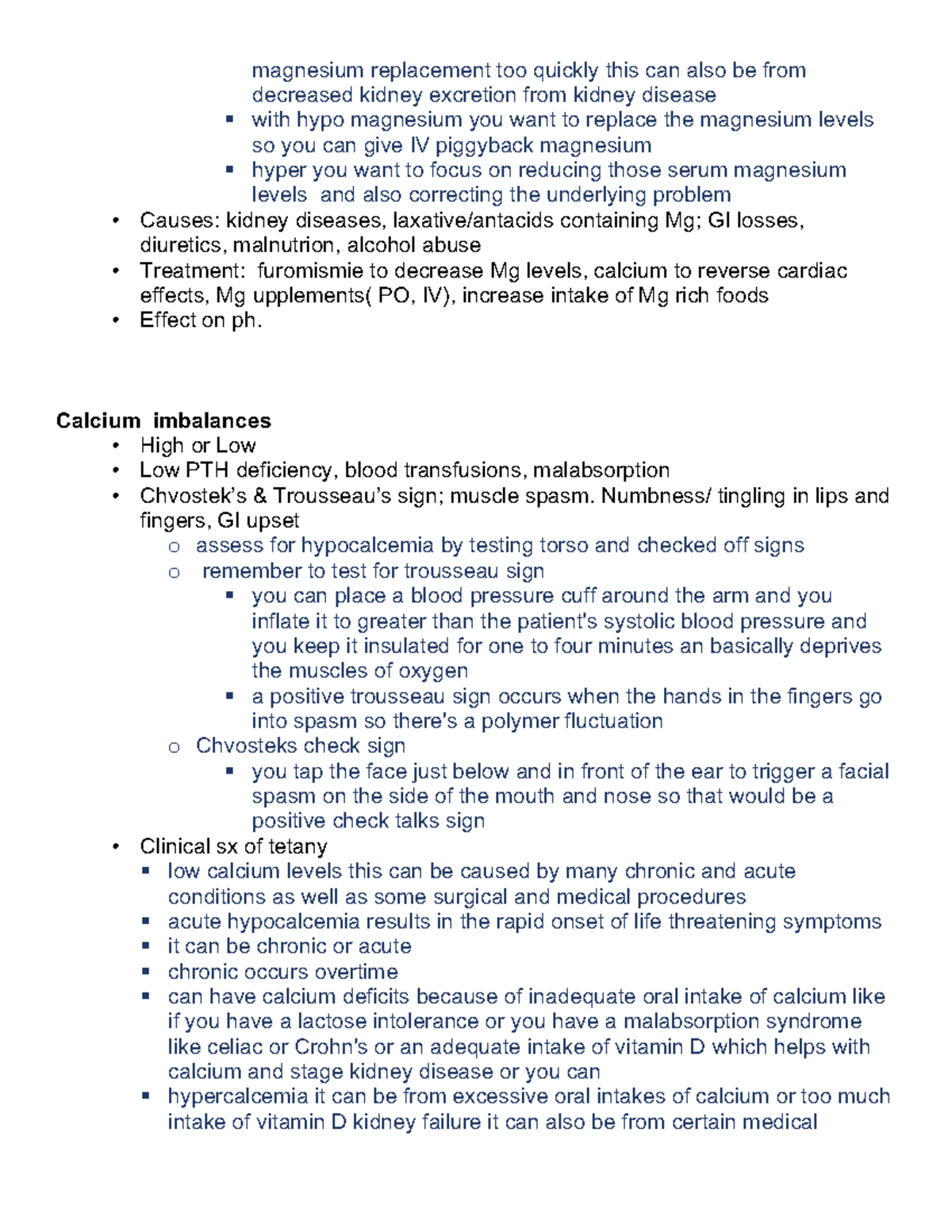 Acid:Base (dragged) 2 - acid base - magnesium replacement too quickly ...