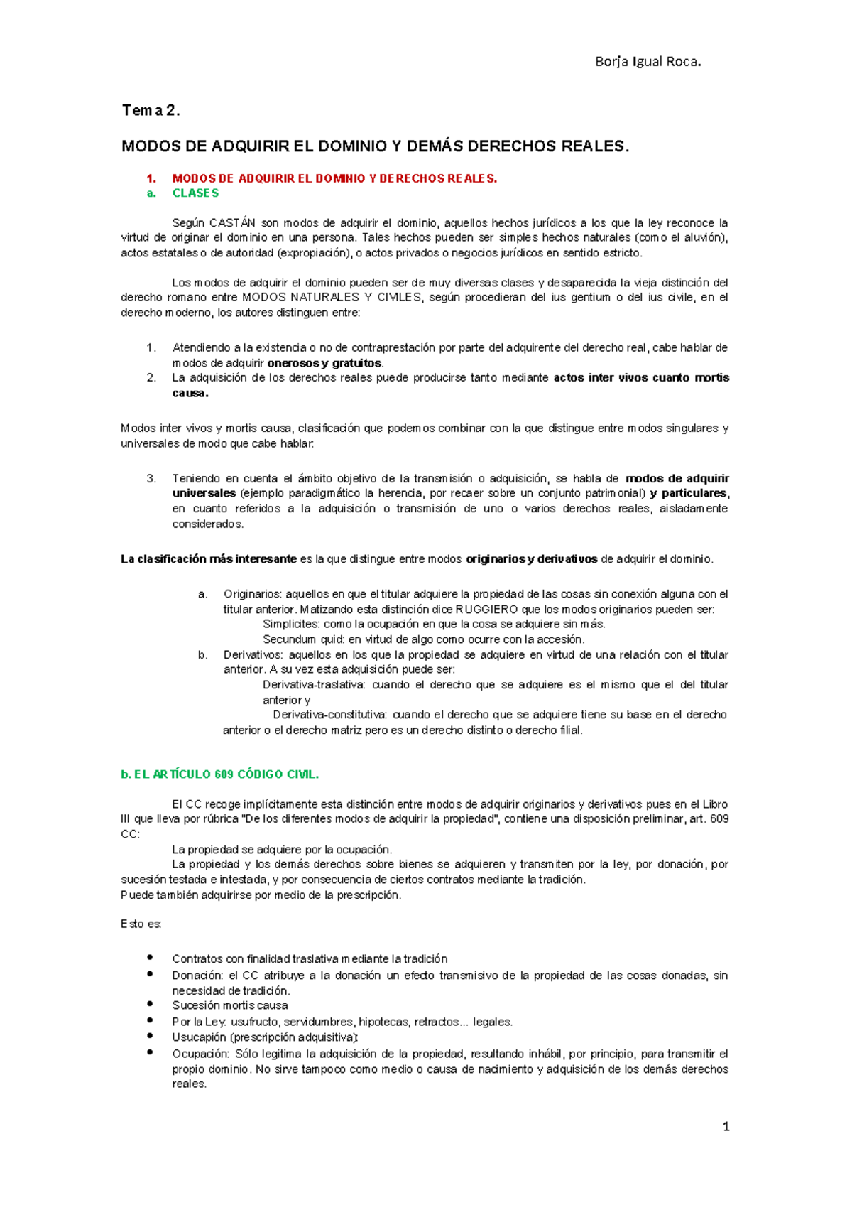 Sesión 2 Modos DE Adquirir EL Dominio - Tema 2. MODOS DE ADQUIRIR EL ...