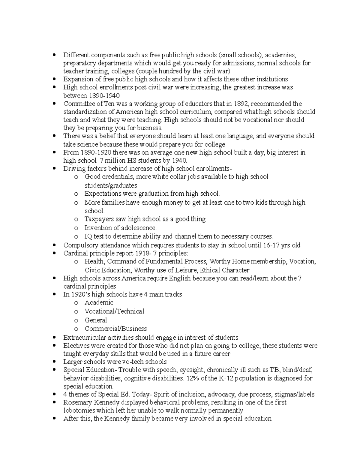 EDUC 247 Notes Exam 2 - Exam 2 study guide - Different components such ...