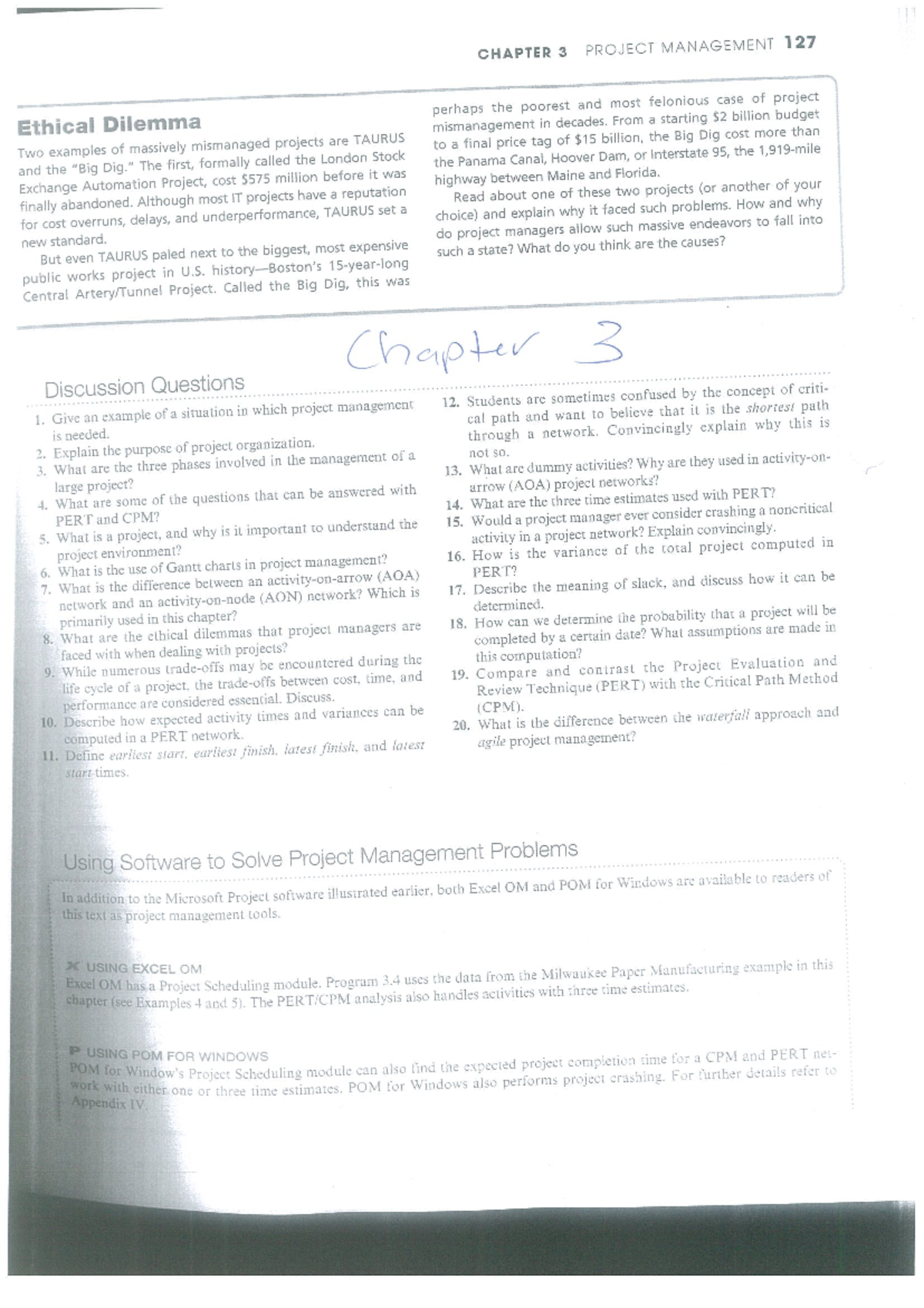 MG202 chap 3 - Mid semester test questions and answers in detail for ...