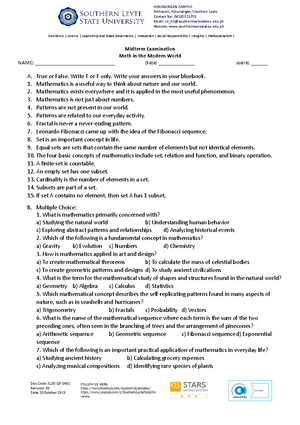 Midterm Examination-Modern Geometry - Midterm Examination Modern ...