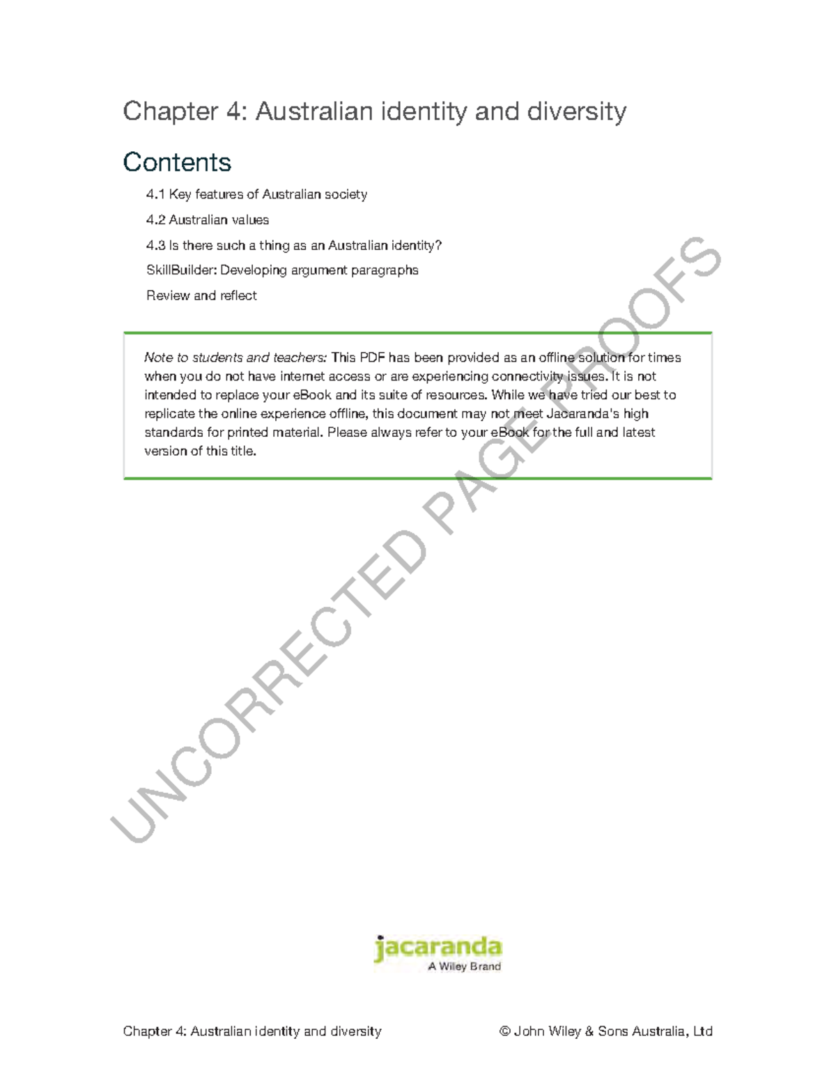 Jacaranda 14189 Chapter 04 web - Chapter 4: Australian identity and ...