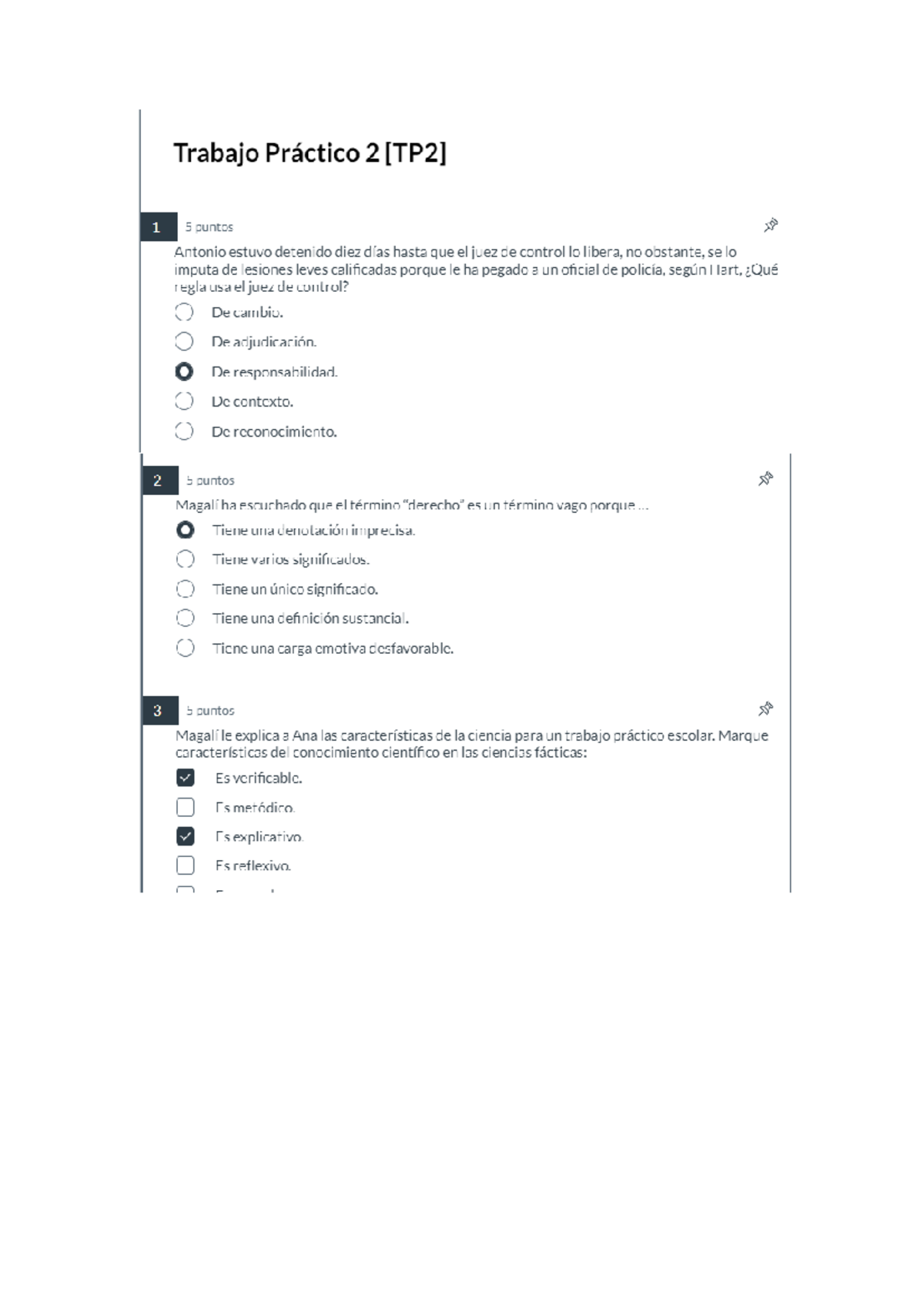 TP2 INTR DER - 75% - Introducción al Derecho - Studocu