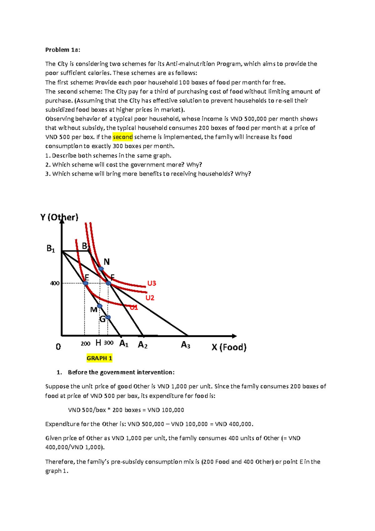 Answer Excercise 5 - hfthf - Problem 1a: The City is considering two schemes for its - Studocu
