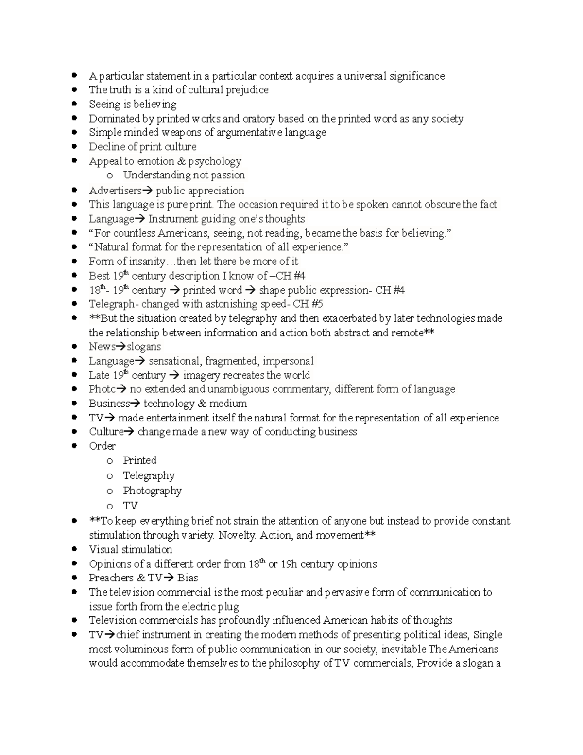 Notes - A particular statement in a particular context acquires a ...